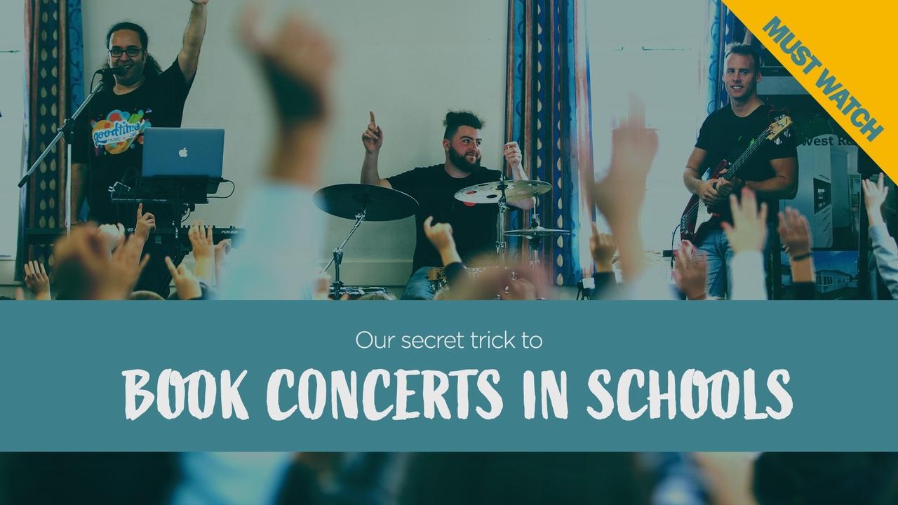 Our secret trick to book concerts in schools! A MUST WATCH!!!
