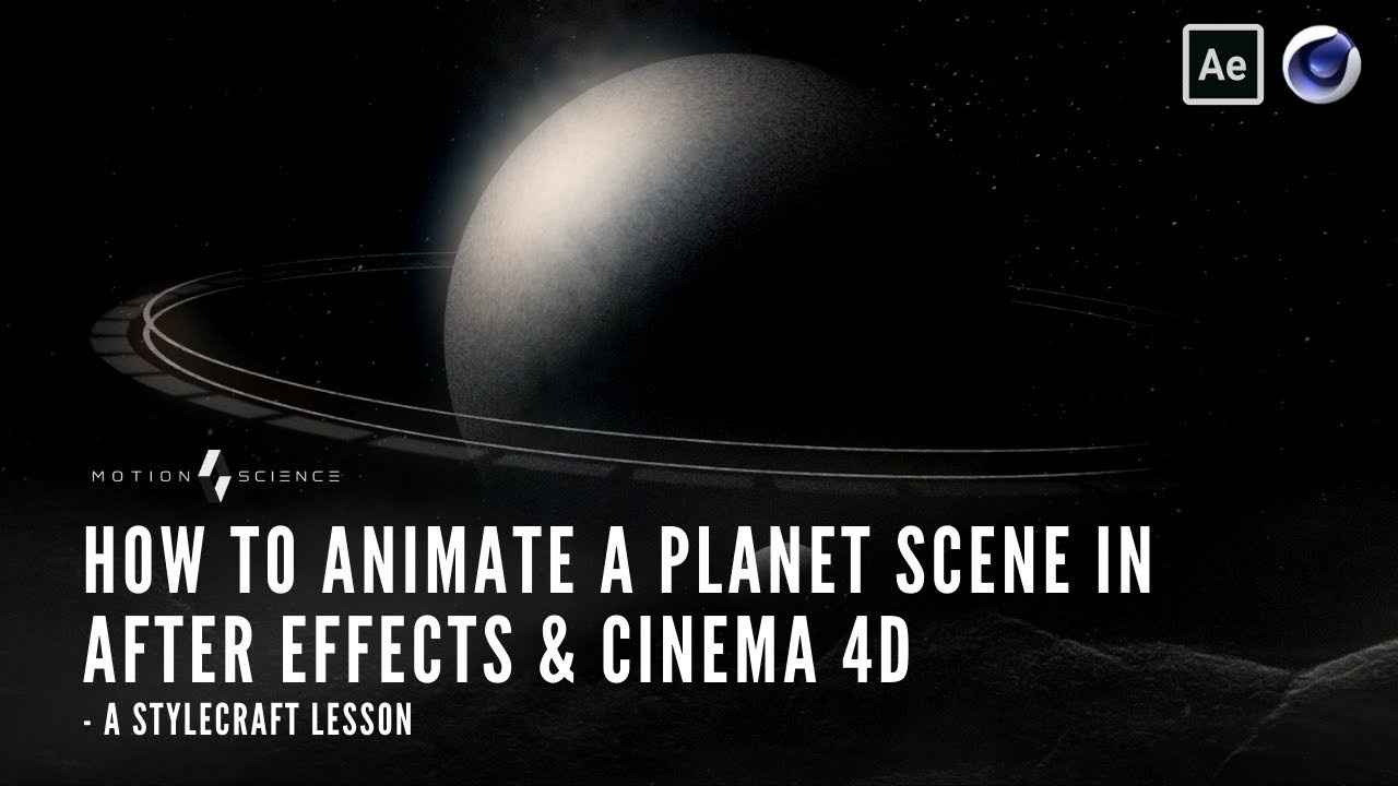 How to Animate a Space Scene in After Effects & Cinema 4D