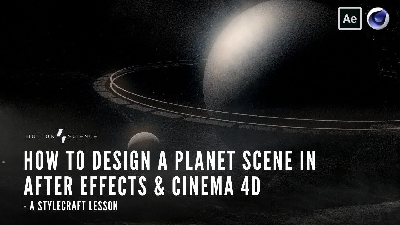 How to Design a Space Scene in After Effects & Cinema 4D