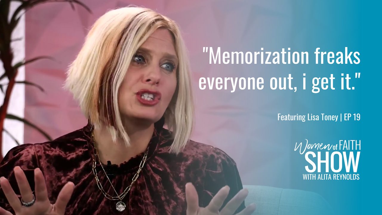 Memorization freaks everyone out, I get it! - Lisa Toney