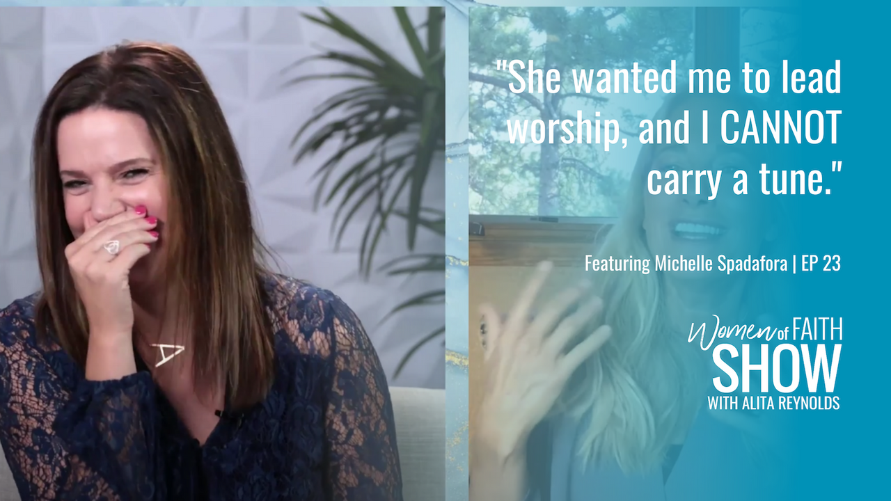 She wanted me to lead worship, and I CANNOT carry a tune.