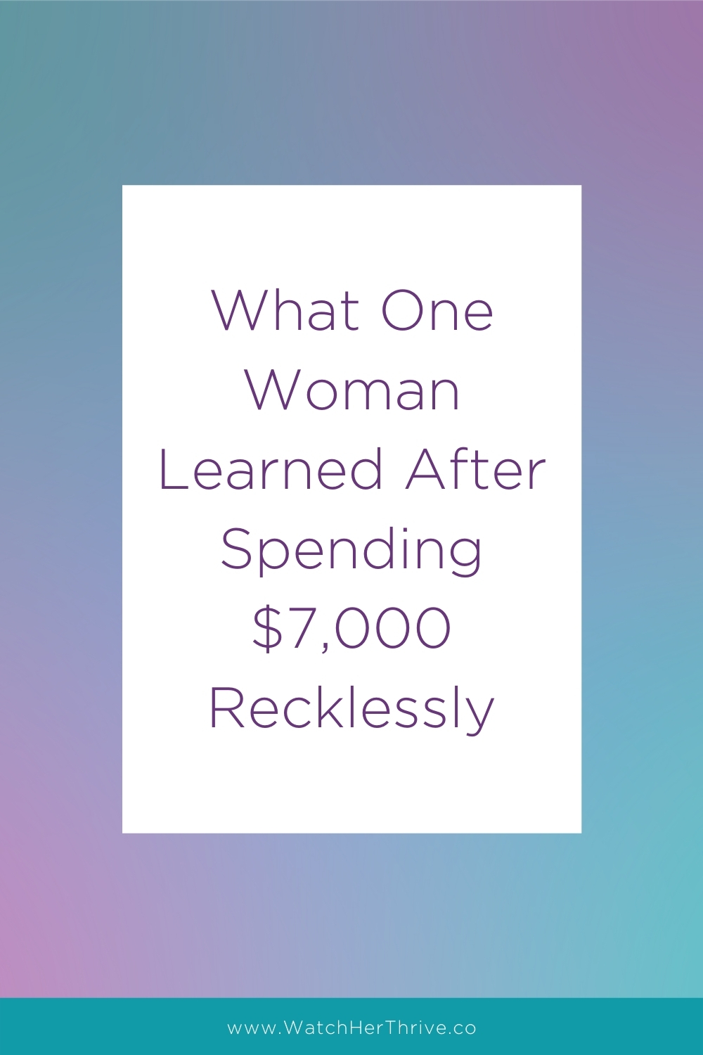 Reckless Spending | Financial Horror Stories | Moms Managing Money