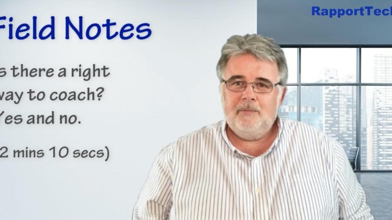 Is there a right way to coach? Yes and no.