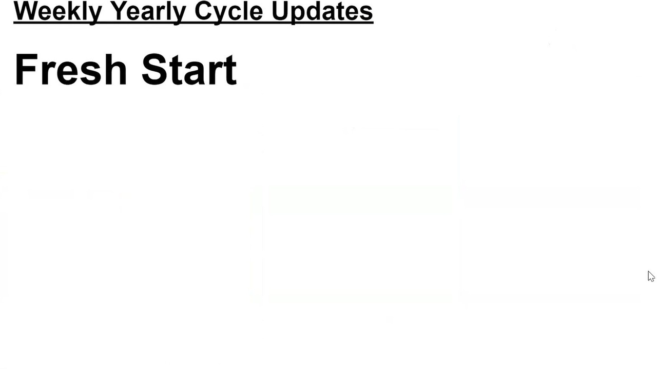 A Fresh Start