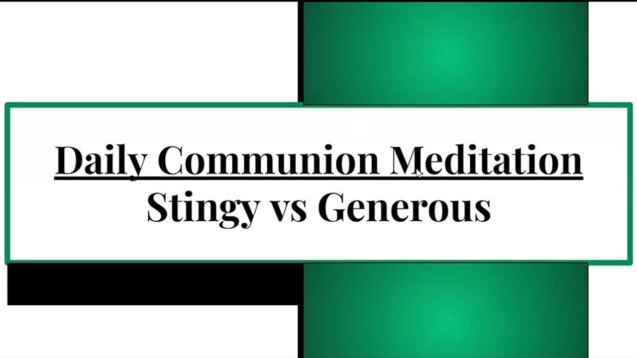 Stingy vs Generous