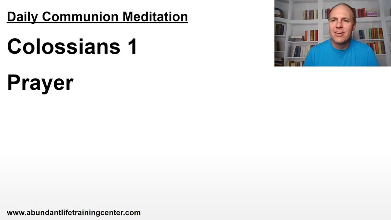 Colossians 1 Prayer