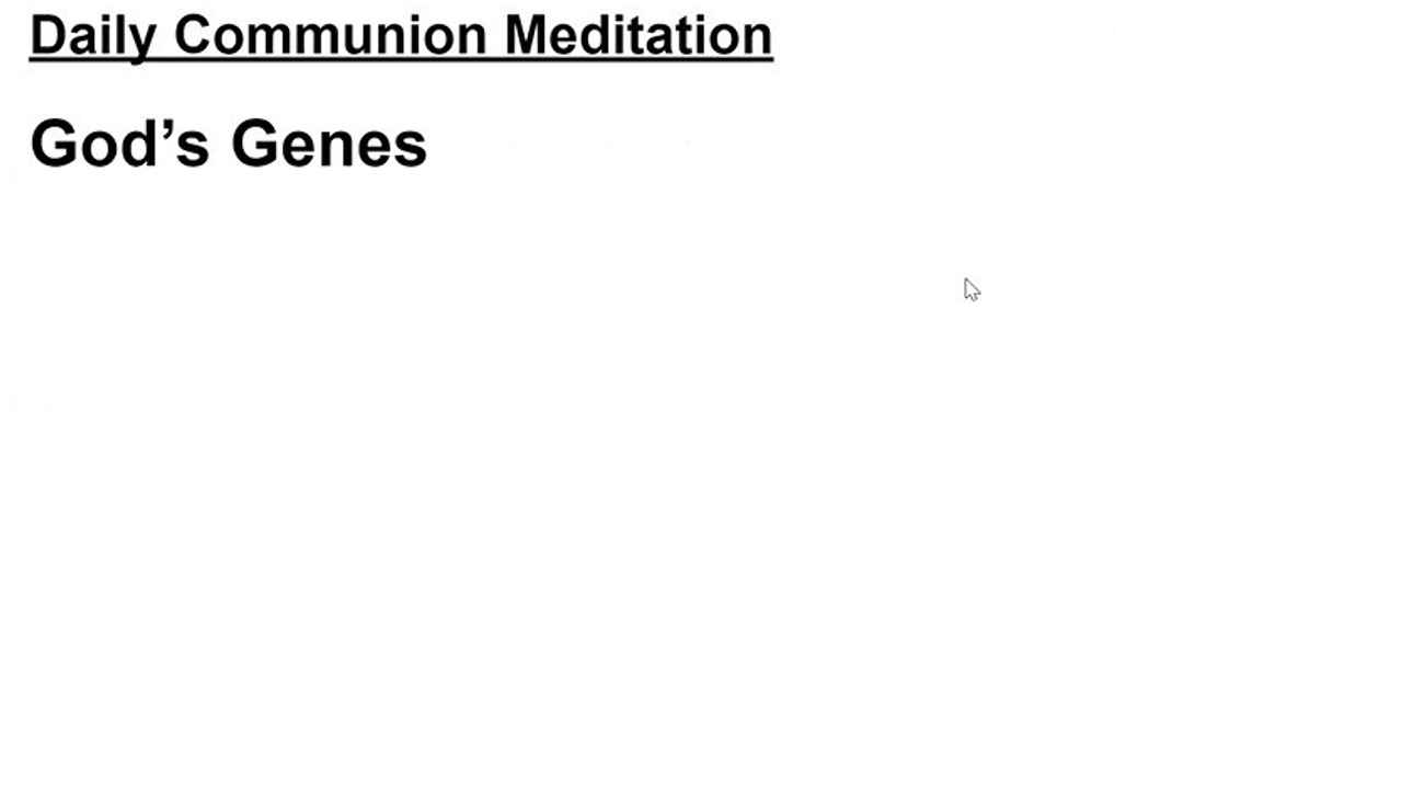God's Genes
