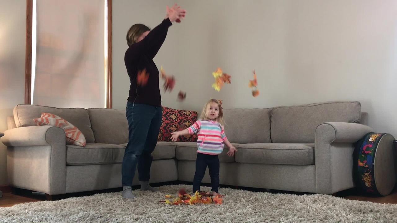 Musical play for parents and kids with Vivaldi's Autumn.