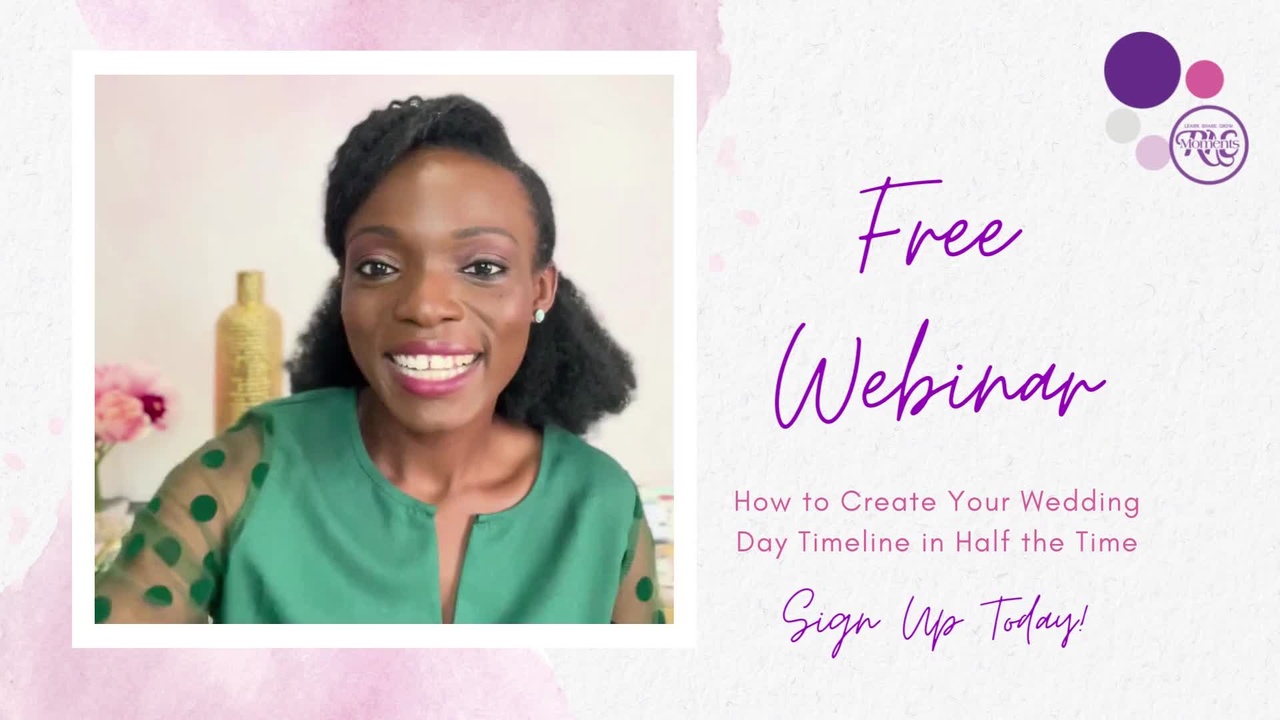 Online Wedding Planning Courses—RAE Moments