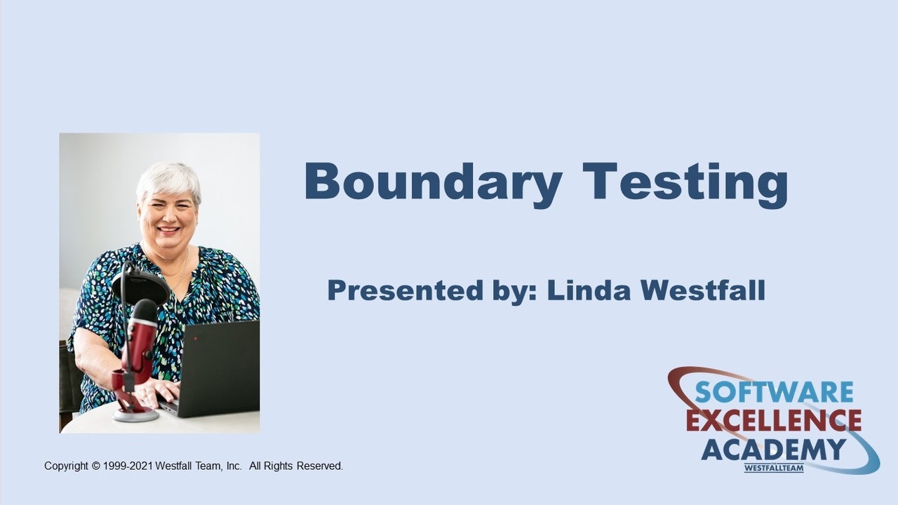 Two Point Software Boundary Testing