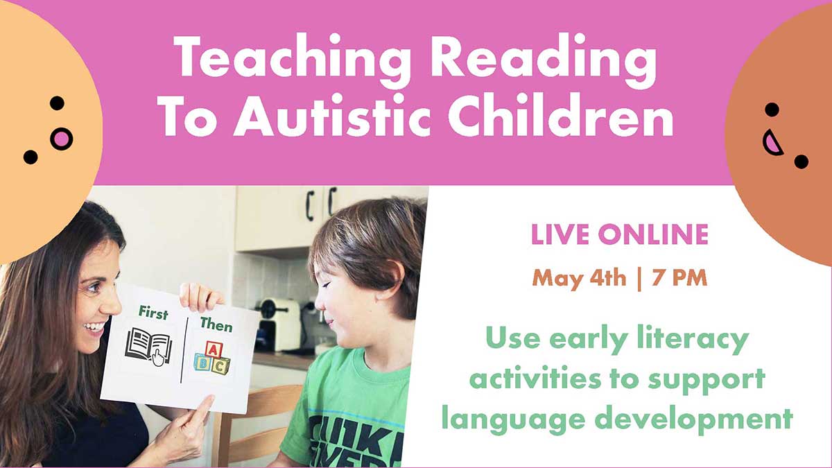 Teaching reading to children with autism