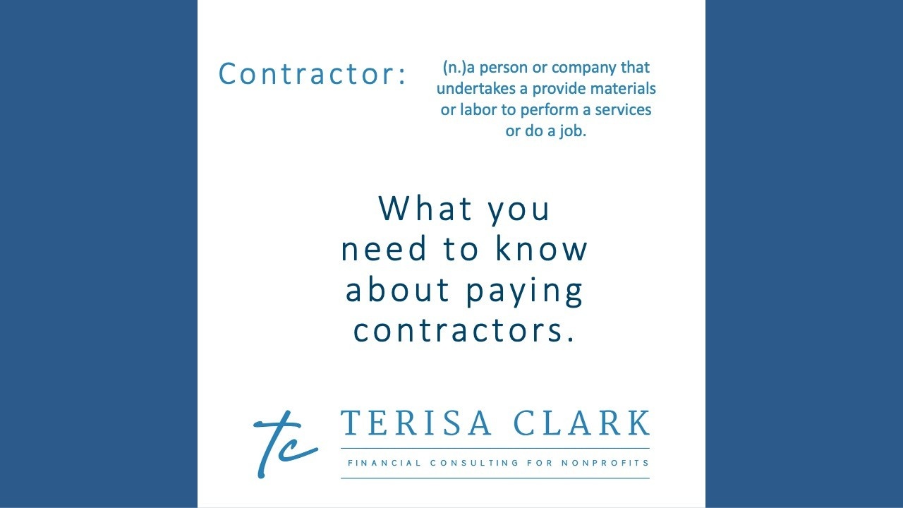 What You Need To Know About Paying Contractors