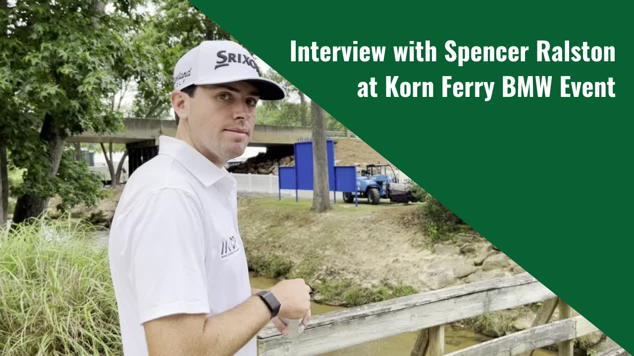 Spencer Ralston Golf Interview at Korn Ferry BMW Event