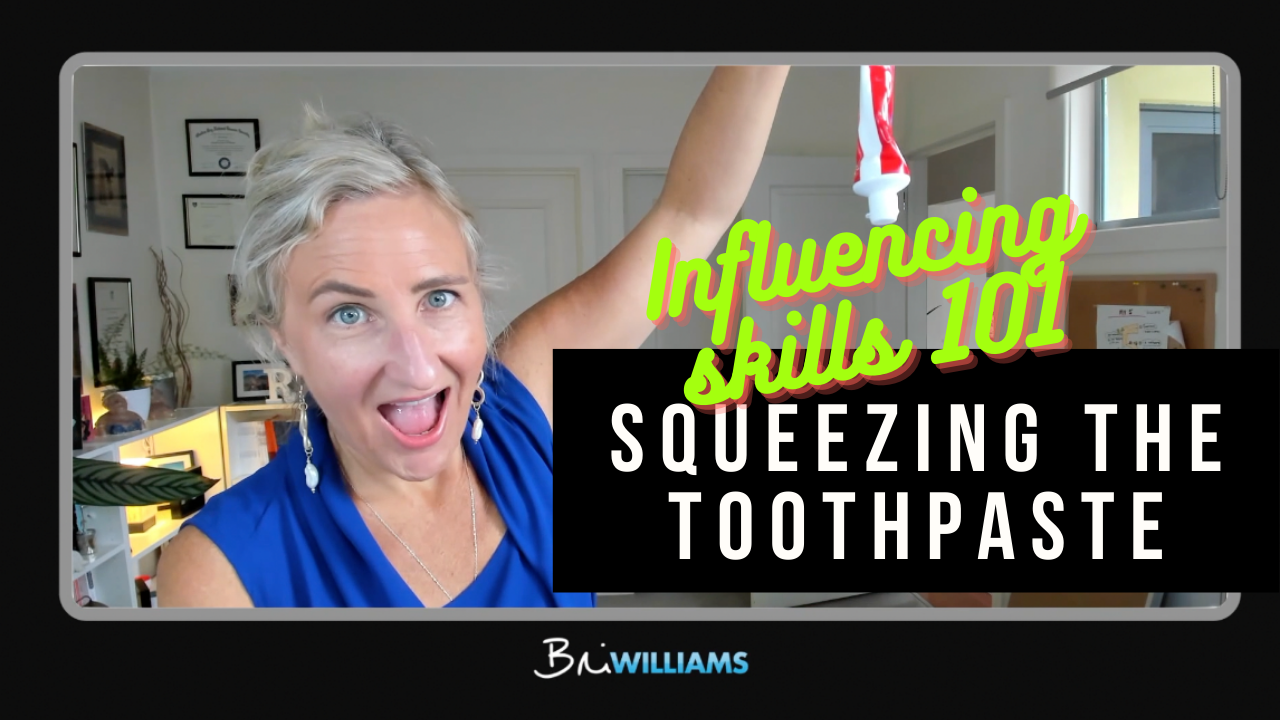 Influencing skills 101: Toothpaste