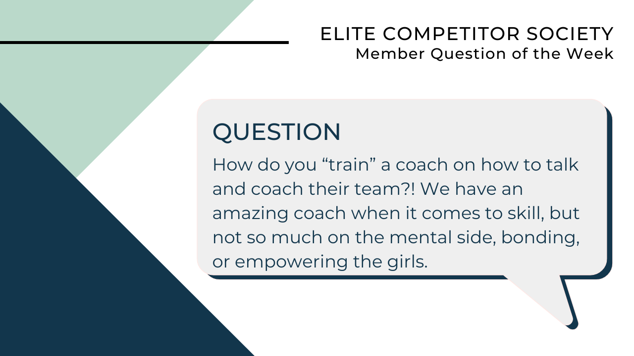 The Elite Competitor Podcast for Female Athletes, Moms, and Coaches