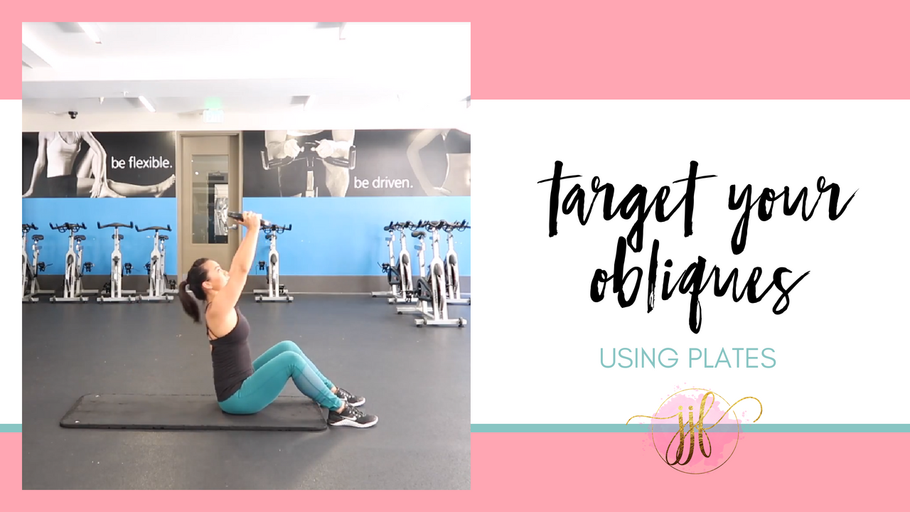 4 Moves That Target Your Obliques Using A Plate