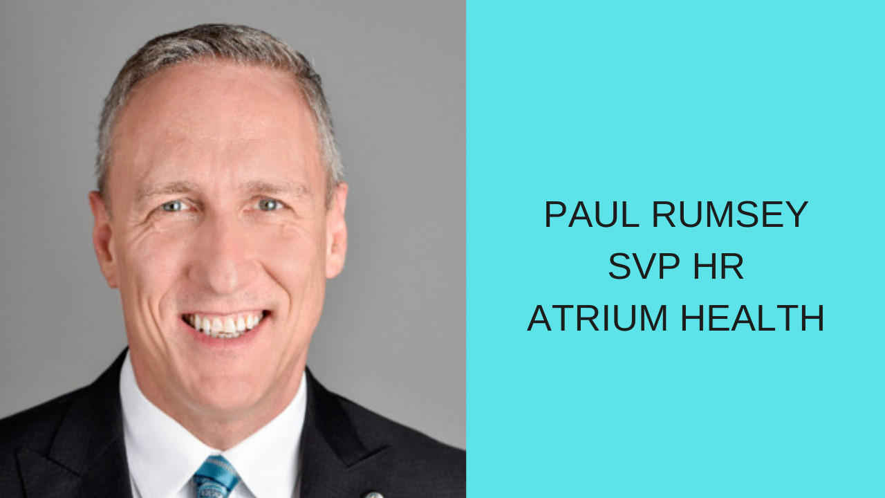 Paul Rumsey, SVP of Atrium Health. Dec. 2021