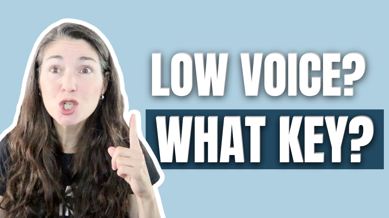 What Key To Sing In If You Have A LOW Voice