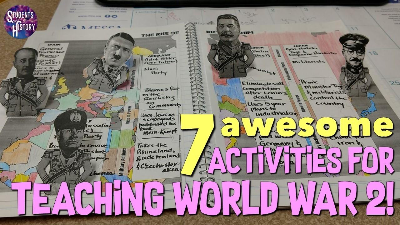 Seven Awesome Activities For Teaching World War 2 Seven Awesome Activities For Teaching World War 2