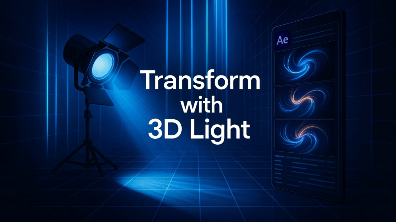 Add 3D Lighting in After Effects and Watch What Happens!