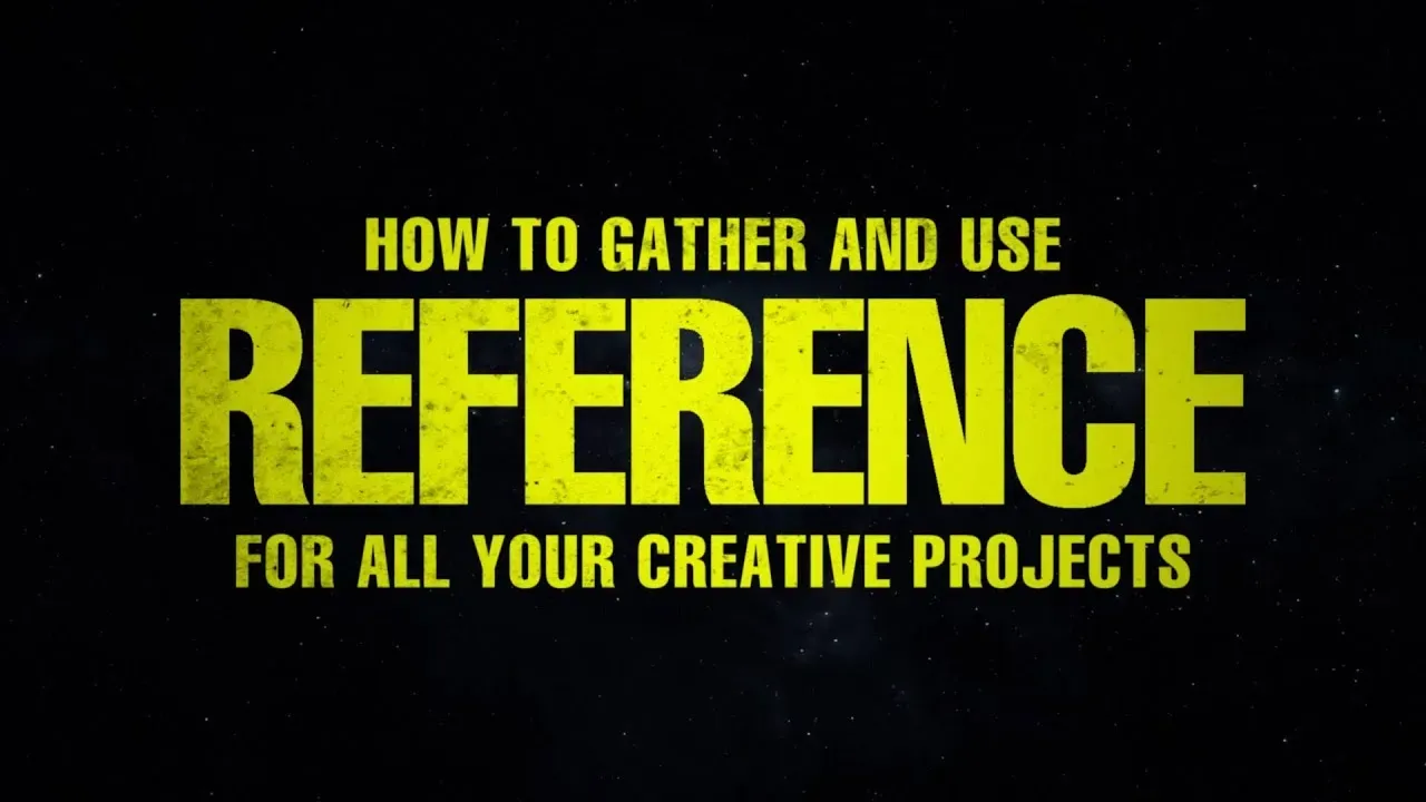 How to gather and use reference for all your motion graphic projects