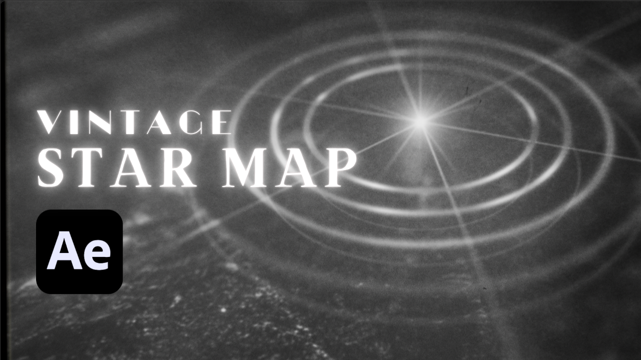 Create a STUNNING Vintage Star Map with Motion Design