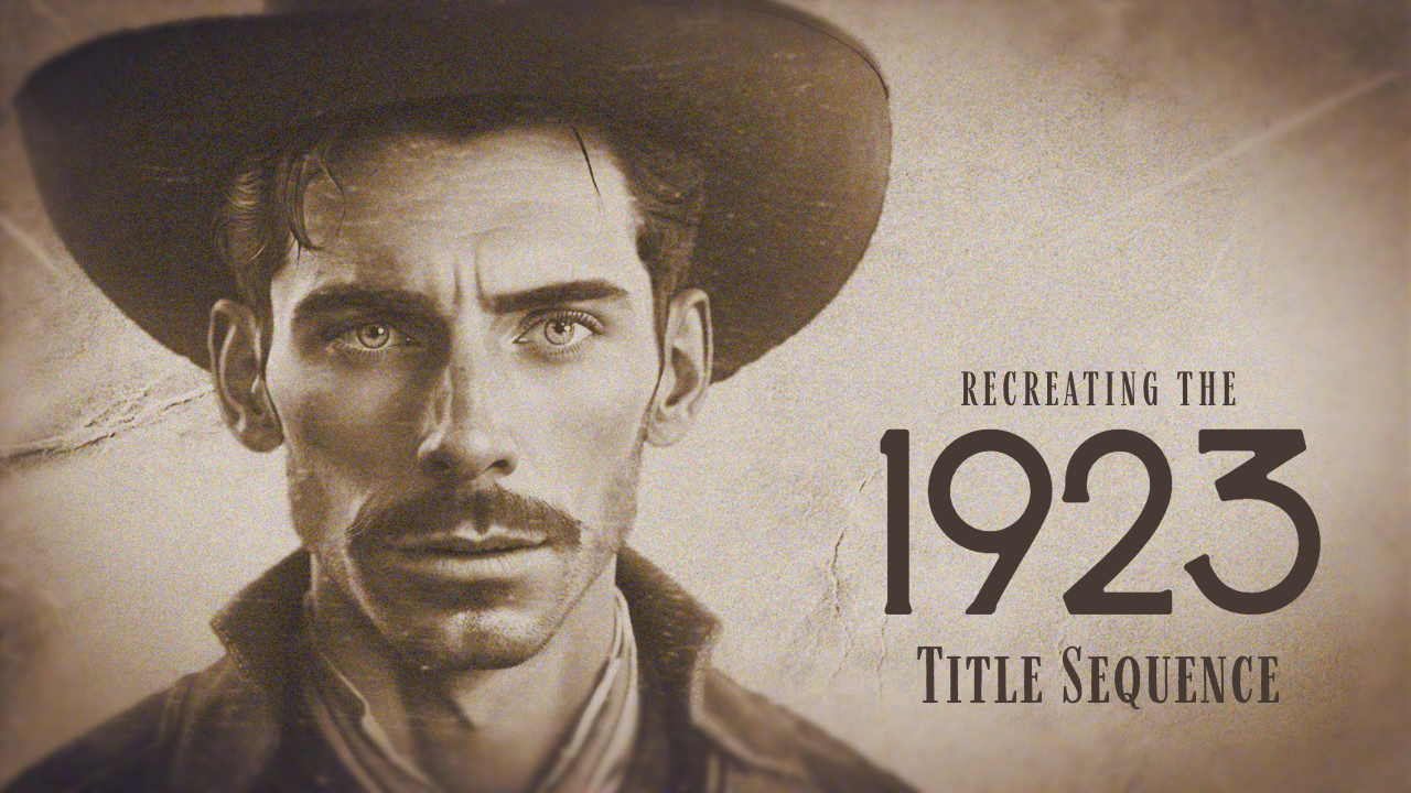 Recreating the 1923 title sequence