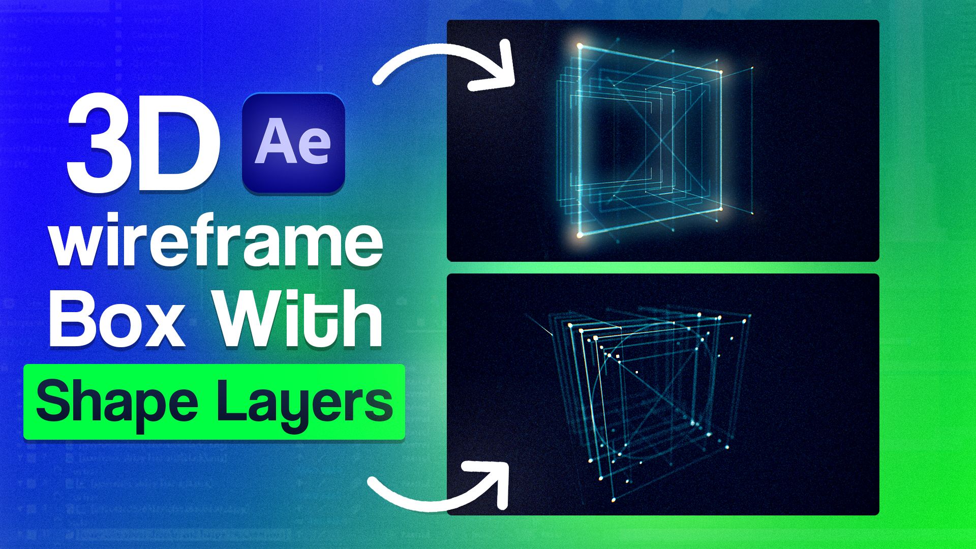 How to make 3d shape layers in After Effects