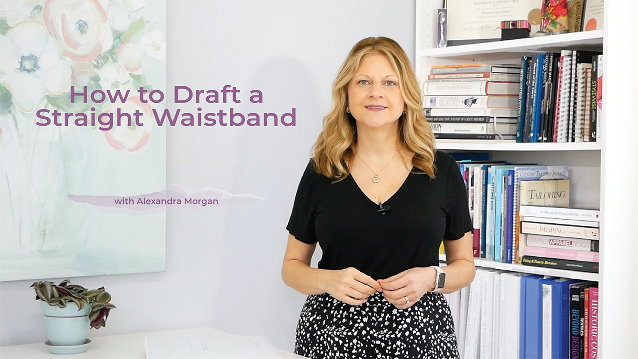 How to Draft a Straight Waistband