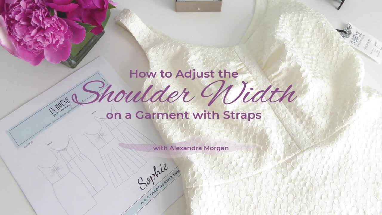 How to Adjust the Shoulder Width on a Garment with Straps