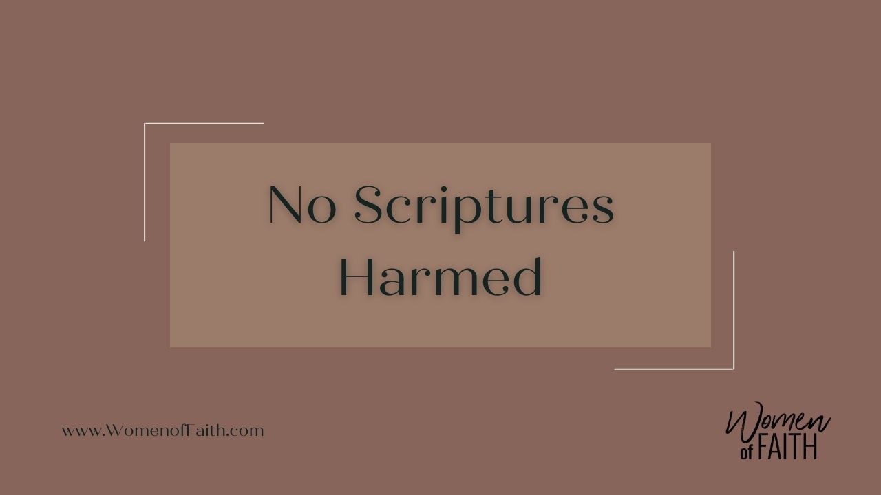 No Scriptures Harmed