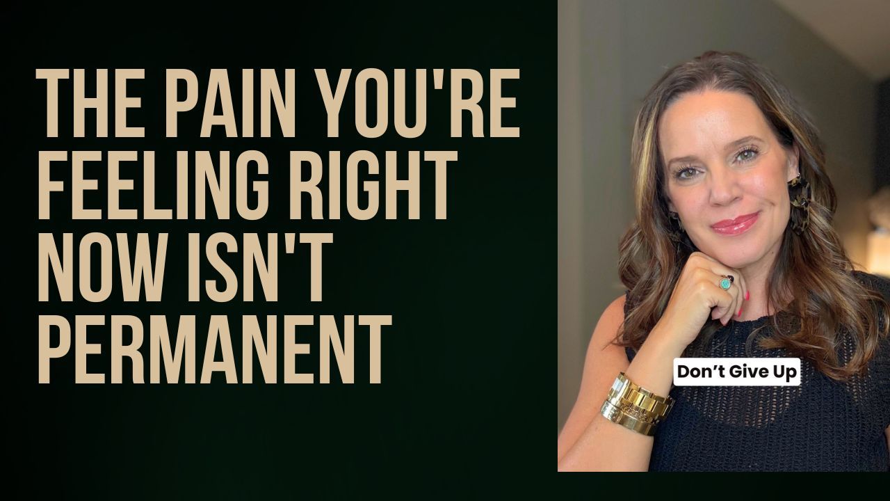 The pain you're feeling right now isn't permanent, your purpose is!
