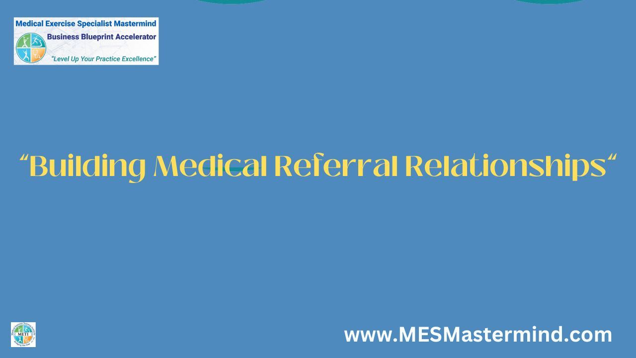 "Bridging the Gap: How Medical Exercise Professionals Can Forge ...