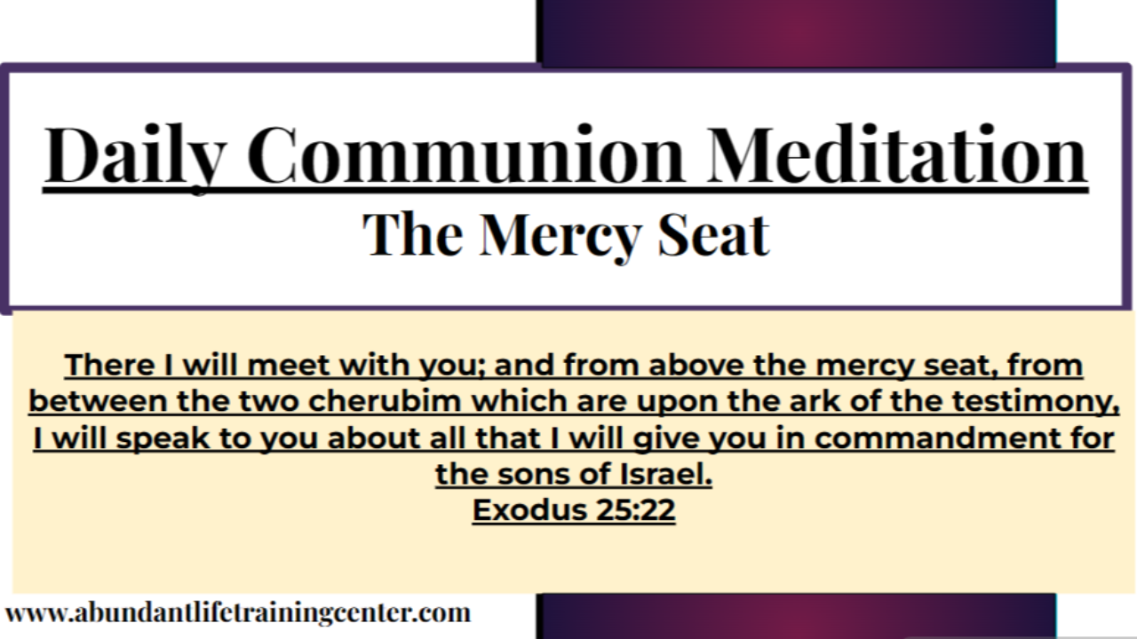 The Mercy Seat
