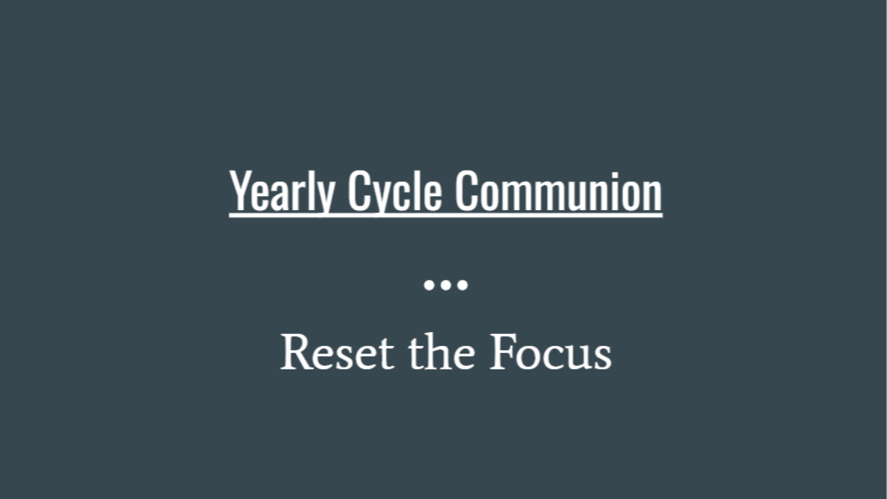 Reset the Focus