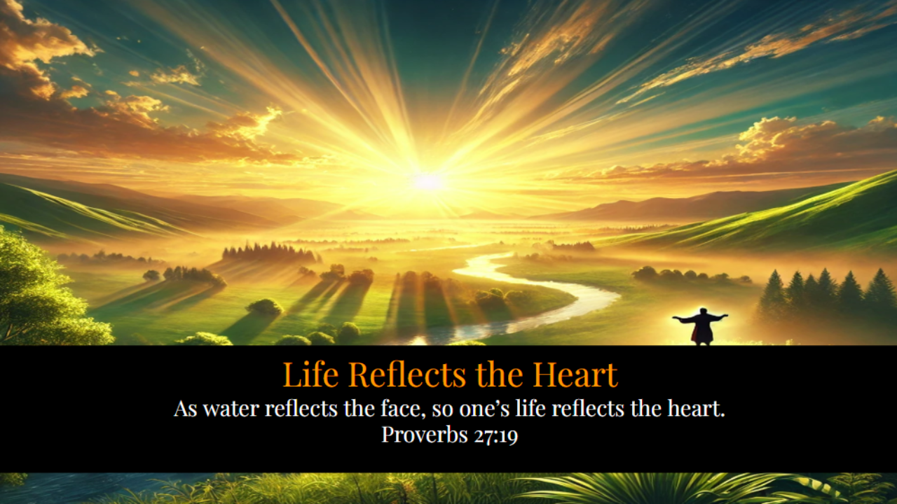 Life Reflects the Heart
