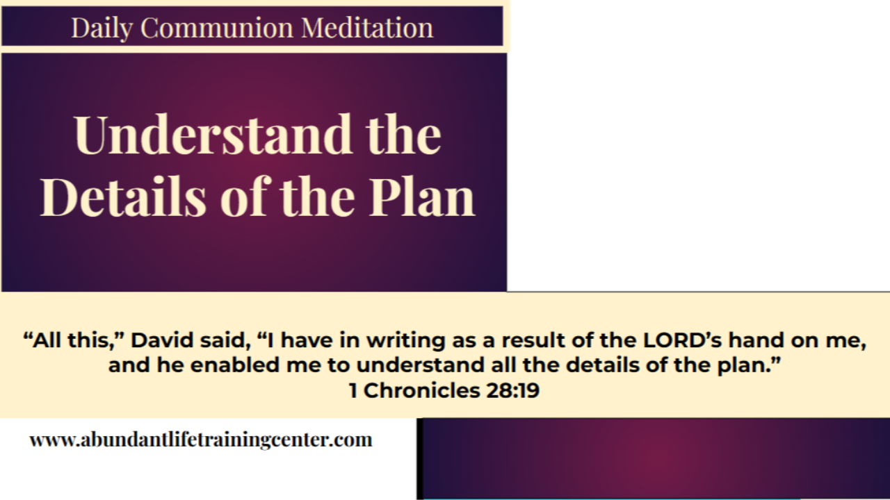 Understanding the Details of the Plan