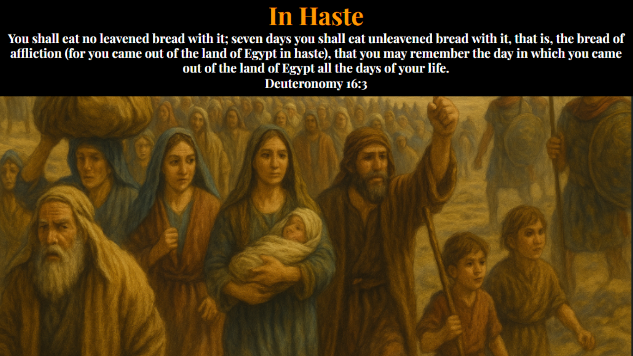 In Haste