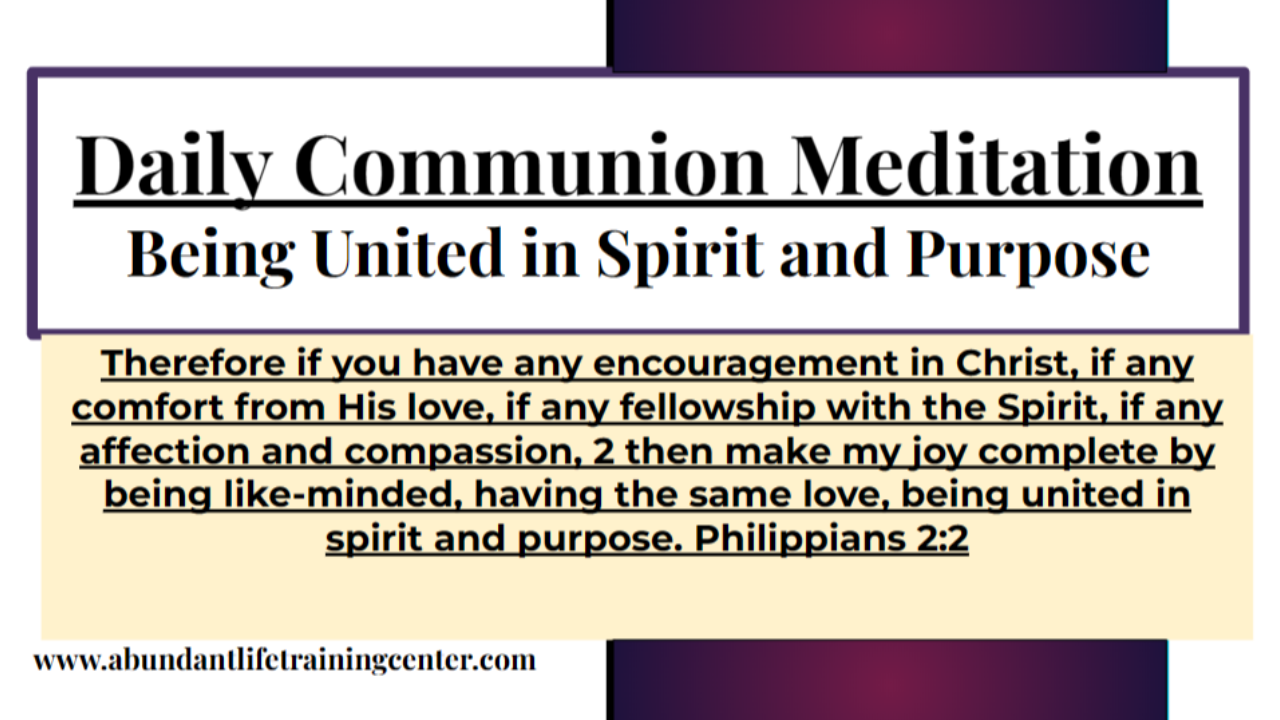 United in Spirit and Purpose