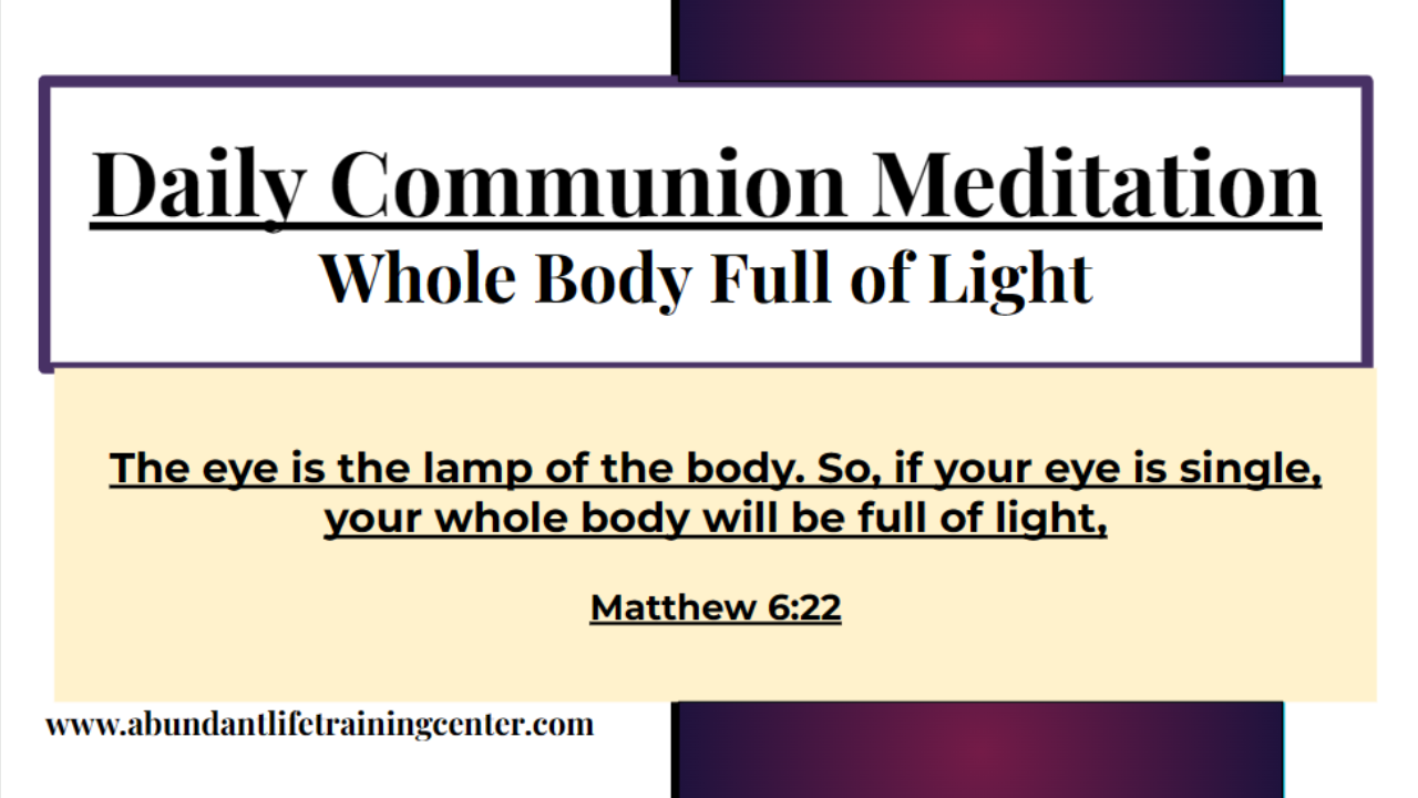 Whole Body Full of Light