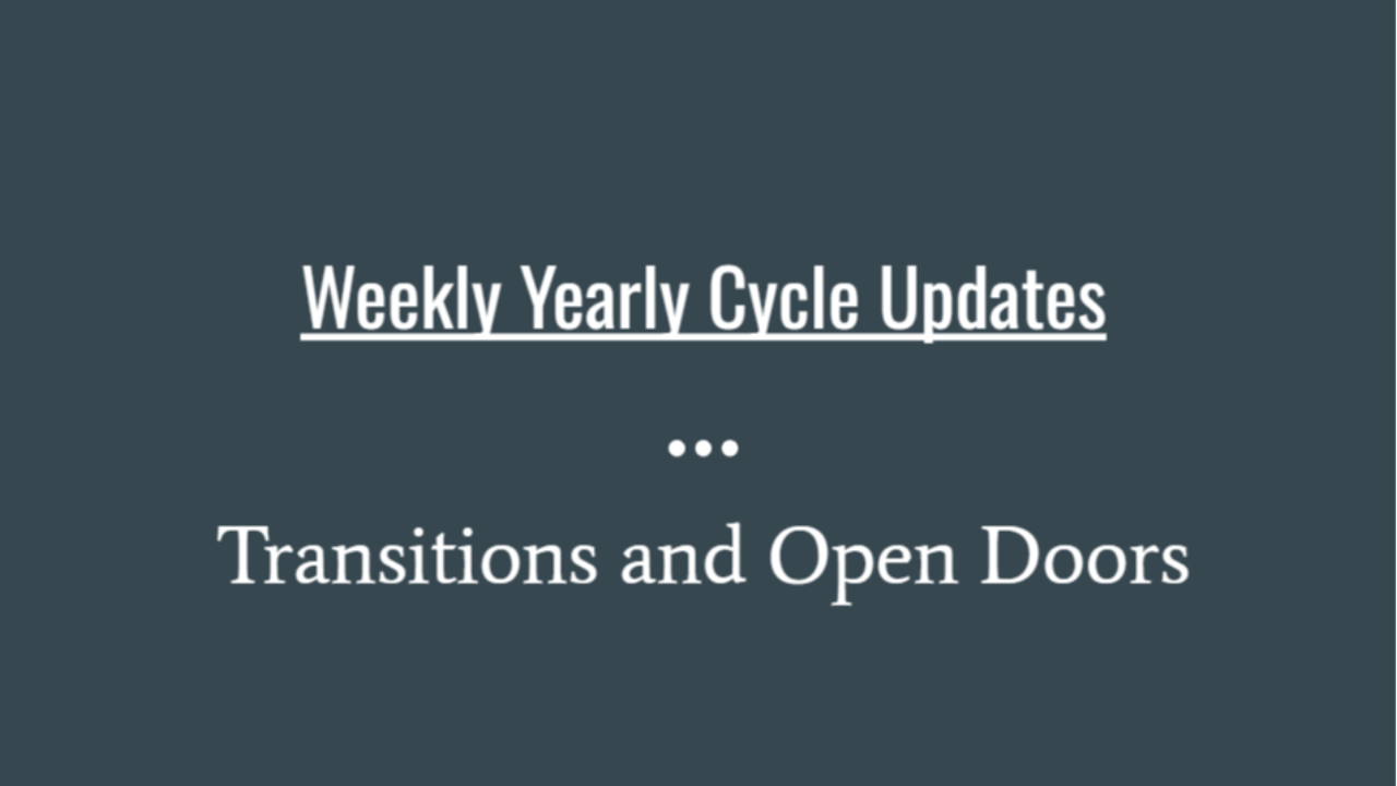 Transitions and Open Doors
