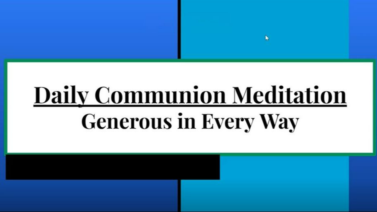 Generous in Every Way