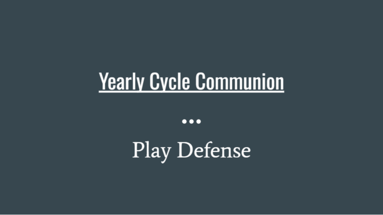 Play Defense