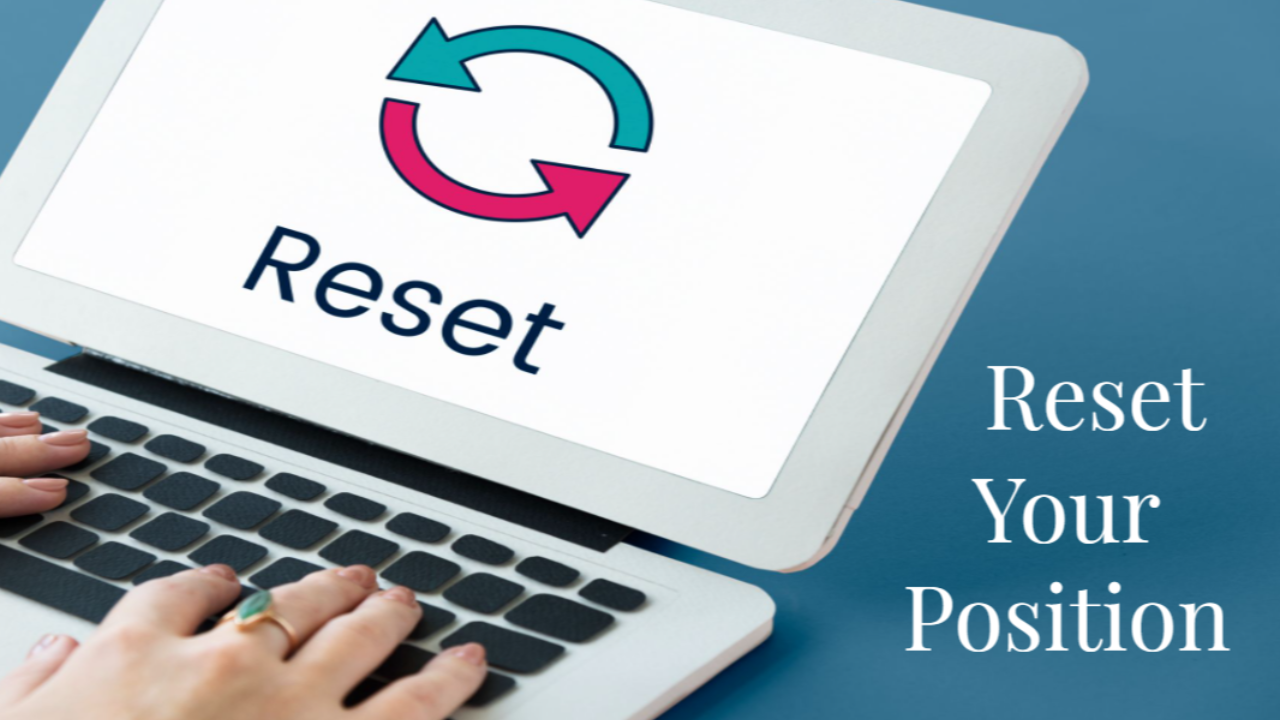 May Message: Reset Your Position