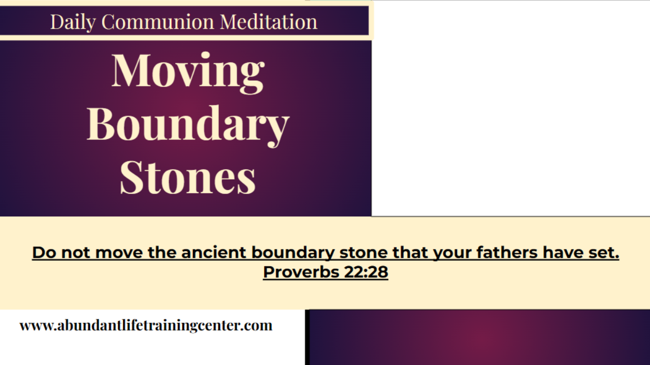Moving Boundary Stones