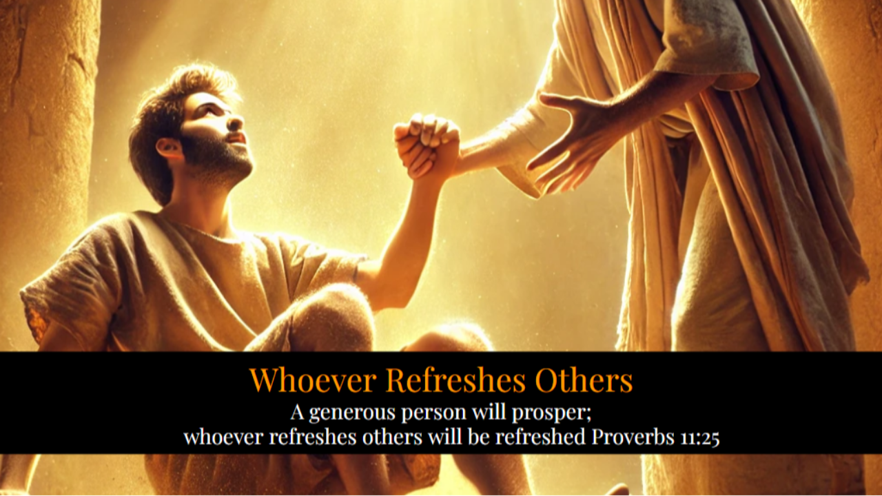 Whoever Refreshes Others