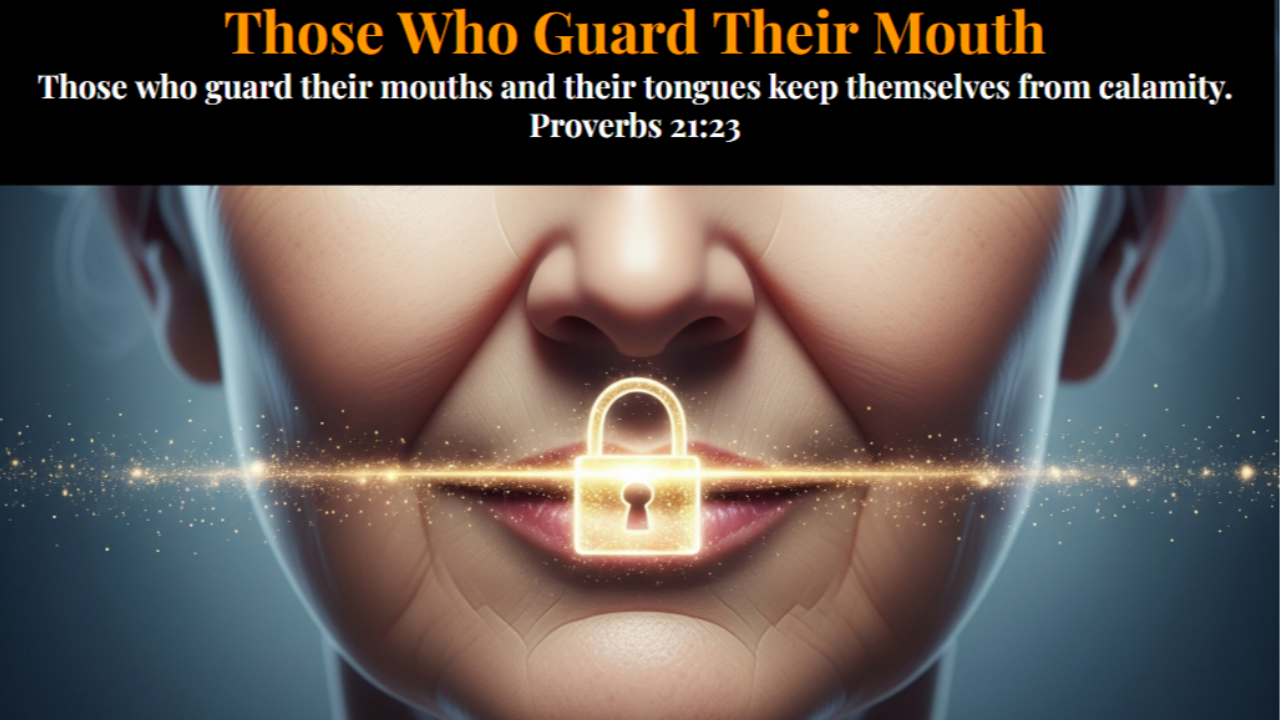 Those Who Guard Their Mouth