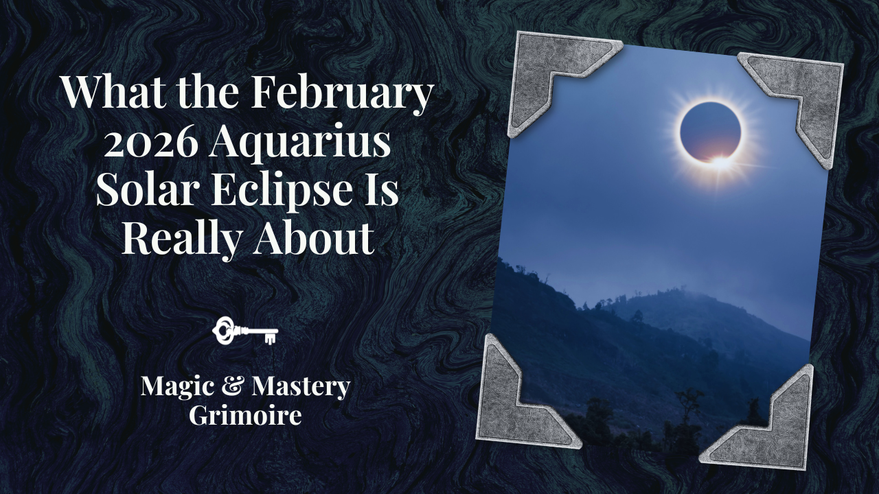 What the February 2026 Aquarius Solar Eclipse Signals