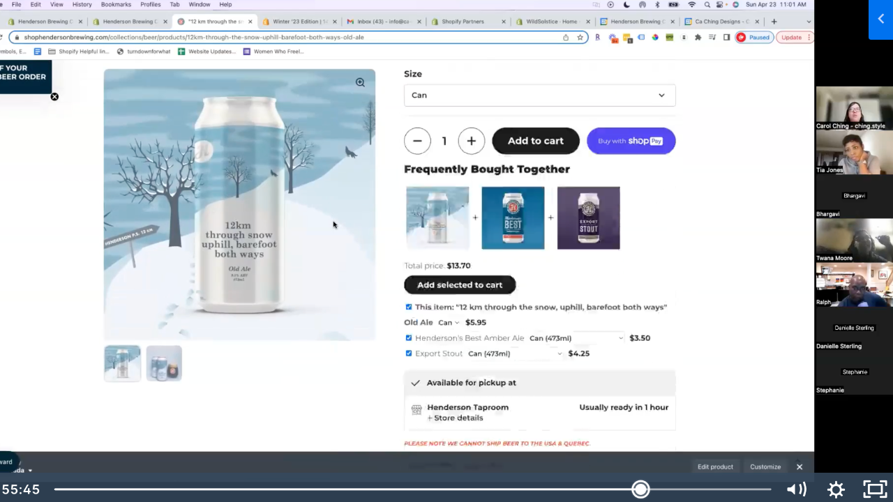 Carol with Ca-Ching-Designs.com Talks Shopify with Mastering P.o.P