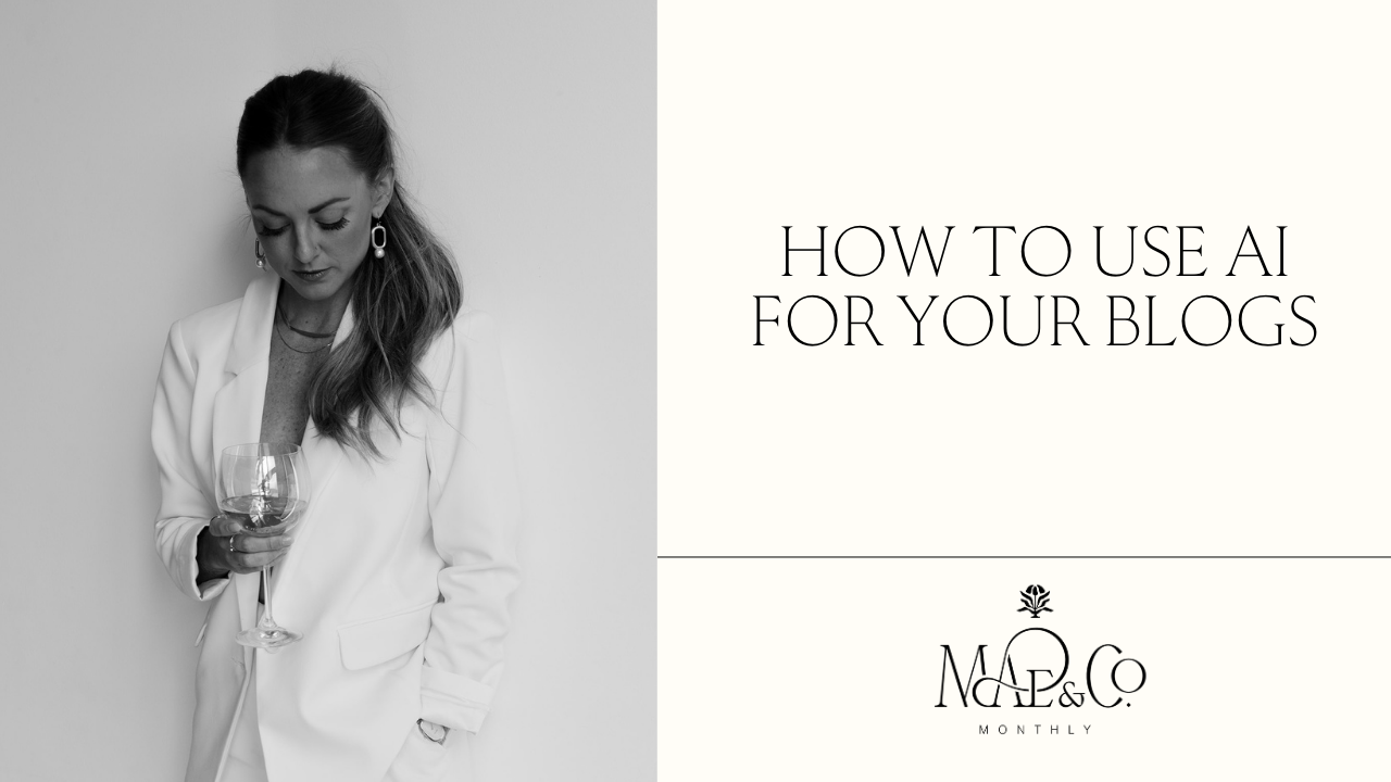 How to Use AI for Your Blogs